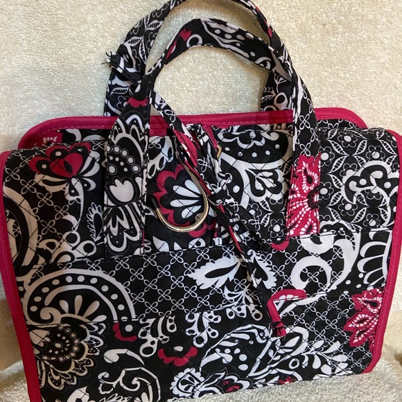 Modella | Bags | Modella Black White Traveling Cosmeticjewelry Bag ...